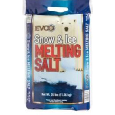 EVCO Snow & Ice Melting Salt 25 Lb Bag (Pallet of 110 bags ...